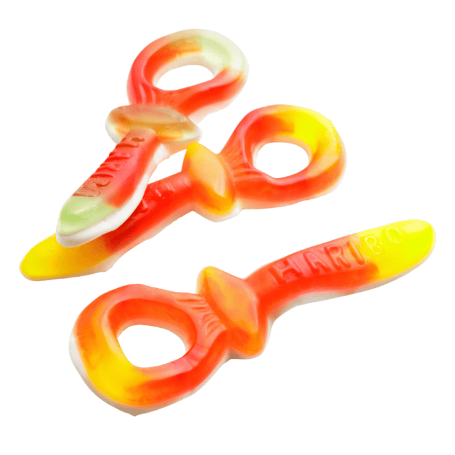 Haribo Jätte Nappar Frukt 2,5 KG – Storpack med Fruktiga Gelégodisar ...